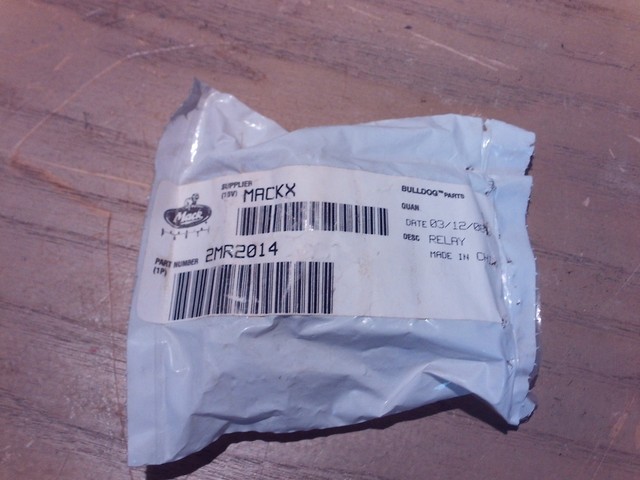 Genuine Mack Trucks Bulldog Parts Electrical Relay 12VDC 5-Pin P/N ...