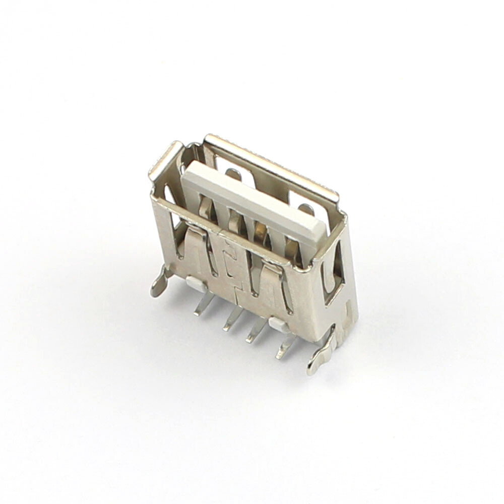 10Pcs USB 2.0 4 Pin 4P AF Type A Female Panel Mount Socket Jack Plug ...