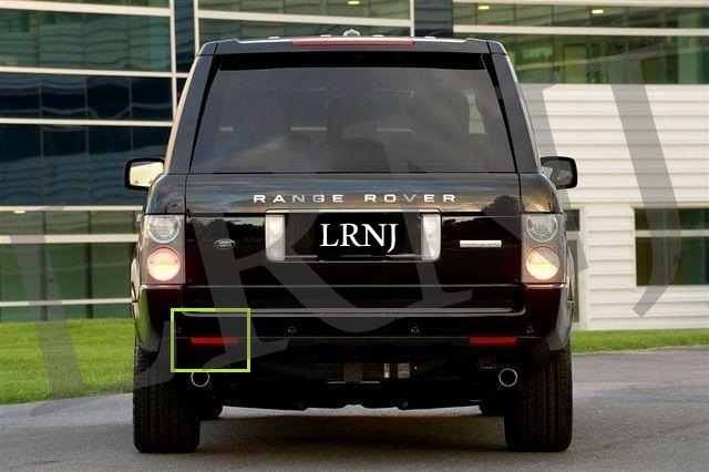 LAND ROVER RANGE ROVER FULL SIZE 03-12 REAR BUMPER REFLECTOR LH DRIVER ...
