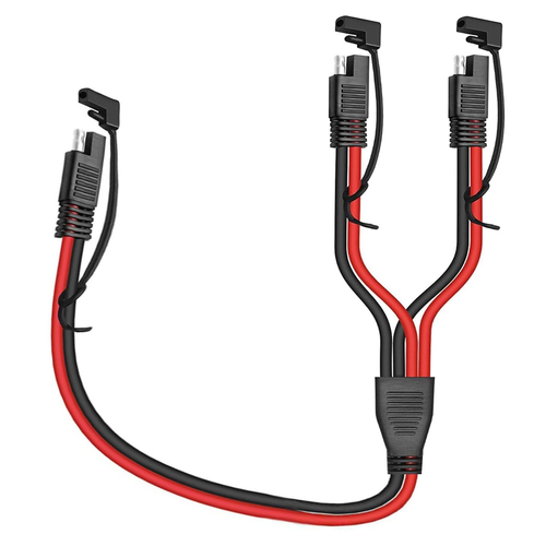 10AWG SAE Y Splitter 1 to 2 SAE Extension Cable SAE DC Power Automotive ...