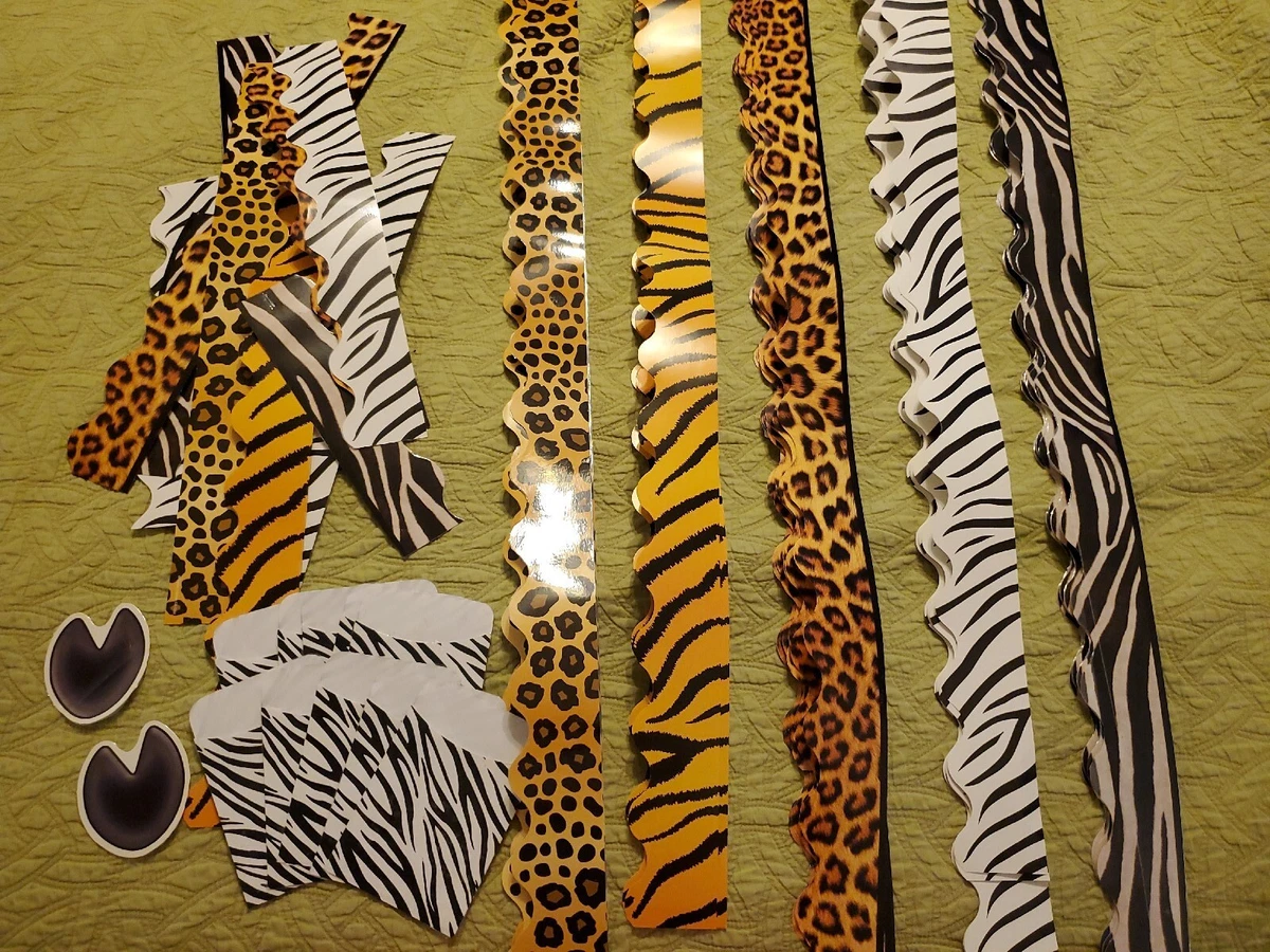 Animal Print Bulletin Board Border