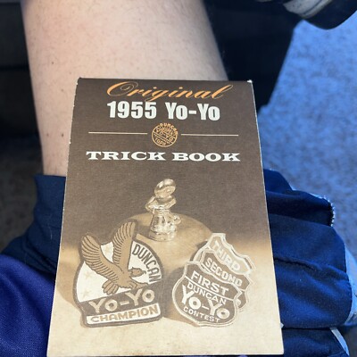 Re issue 1955 Blue Duncan Super Tournament Yo-Yo Trick Book Only | eBay