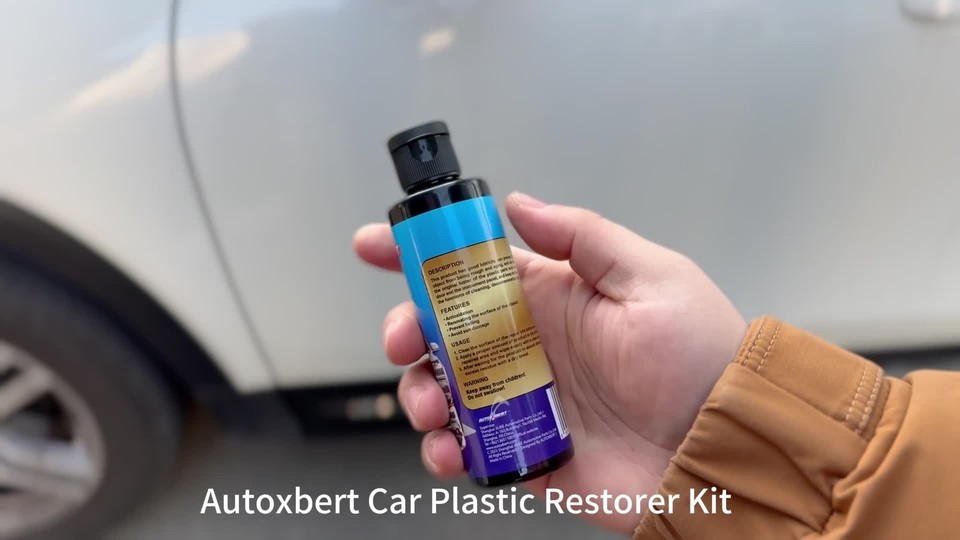 3.4OZ 100ml Plastic Car Restorer Trim Restoration kit Revitalizing ...