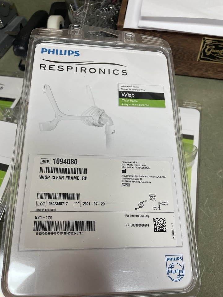 5x Philips Respironics Wisp Clear Frame For CPAP Mask Headgear Part ...