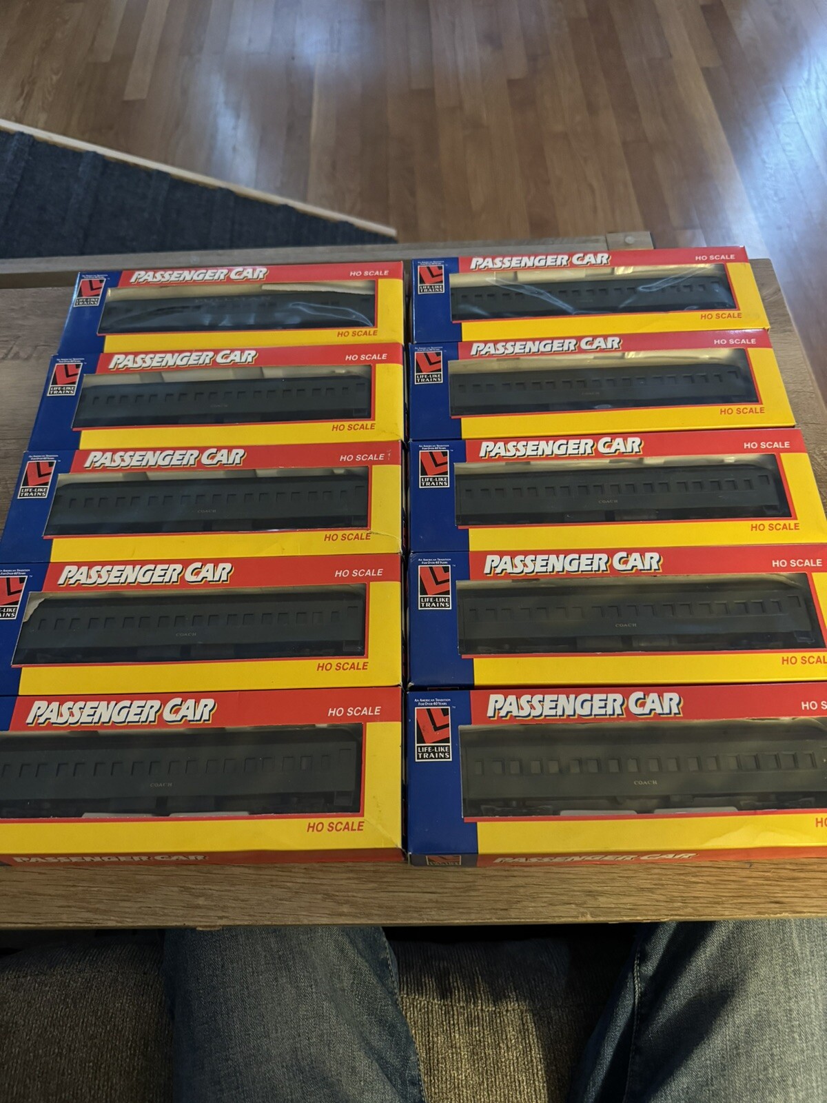 HO Scale Life-Like Passenger Car Set, Pullman Generic, Lot of 10 ...