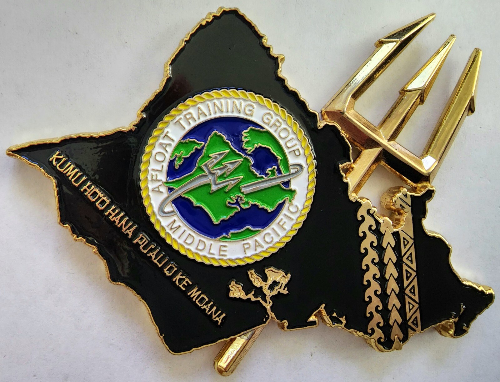 Afloat Training Group Middle Pacific CPO Mess Navy Chief Challenge Coin ...