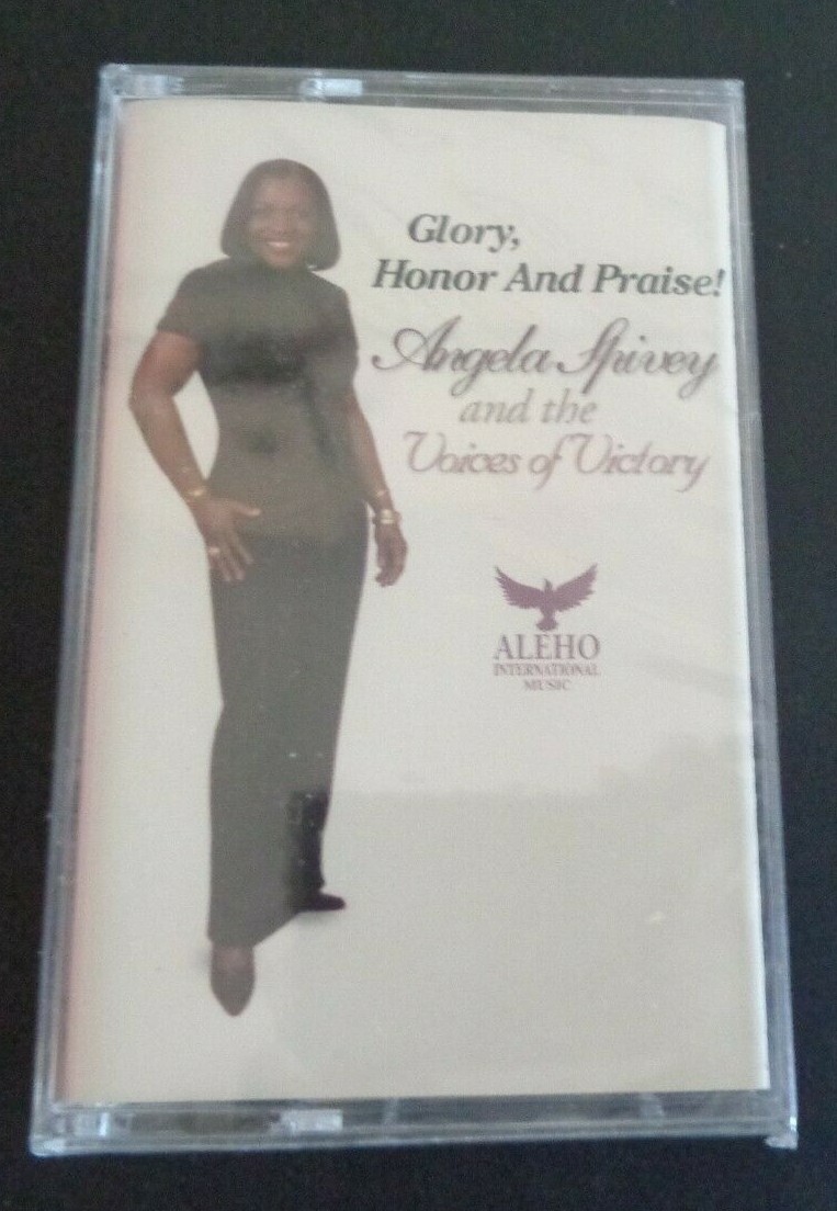ANGELA SPIVEY & Voice Of Victory Glory Honor And Praise Cassette Tape ...