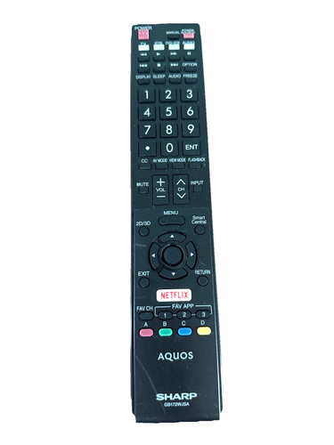 Genuine Sharp Aquos GB172WJSA TV DVD VCR Remote Control | eBay
