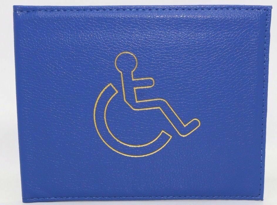 Pu Leather Disabled Parking Permit Holder Blue Badge Safe Hologram ...