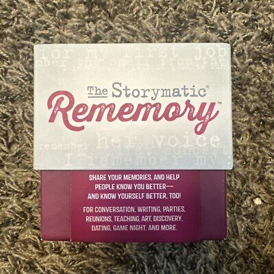 The Storymatic Rememory Game Trivia Party Card Game Education Learning ...