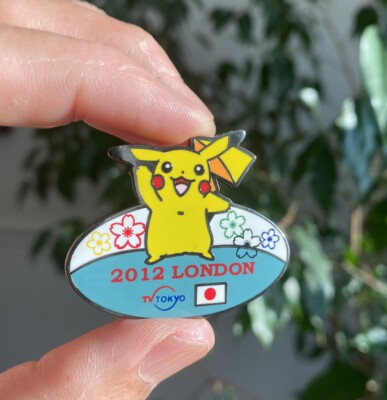 Rare London 2012 Olympics TV Tokyo Media Pin - Pokémon Pikachu NOS | eBay