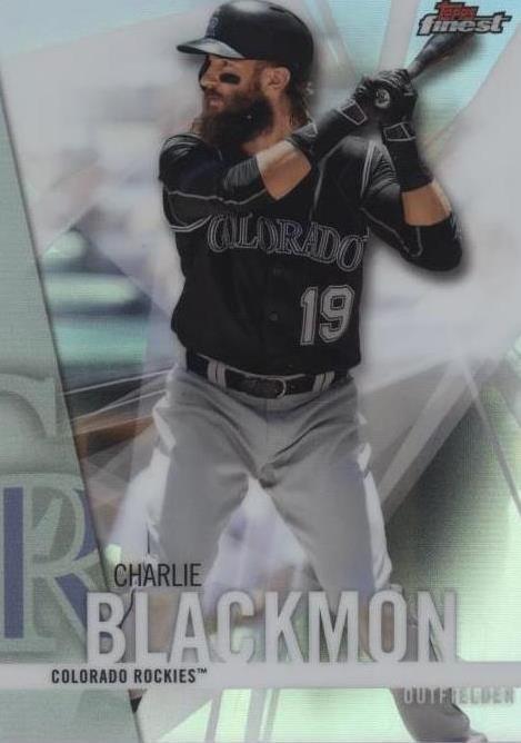 2017 Topps Finest - Charlie Blackmon #82 Refractor for sale online | eBay