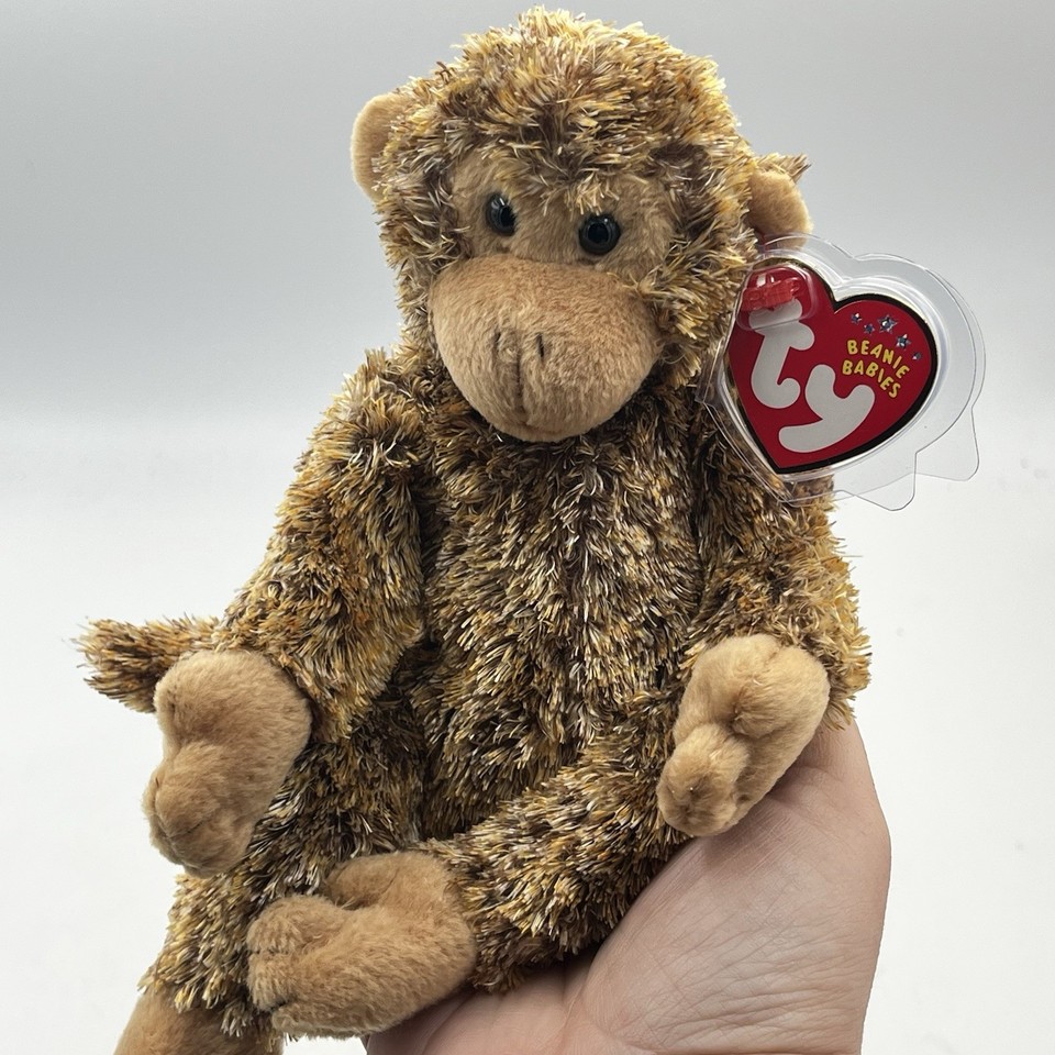 Ty Beanie Baby - BONSAI the Chimpanzee (9 Inch) NEW MWMTs Stuffed ...