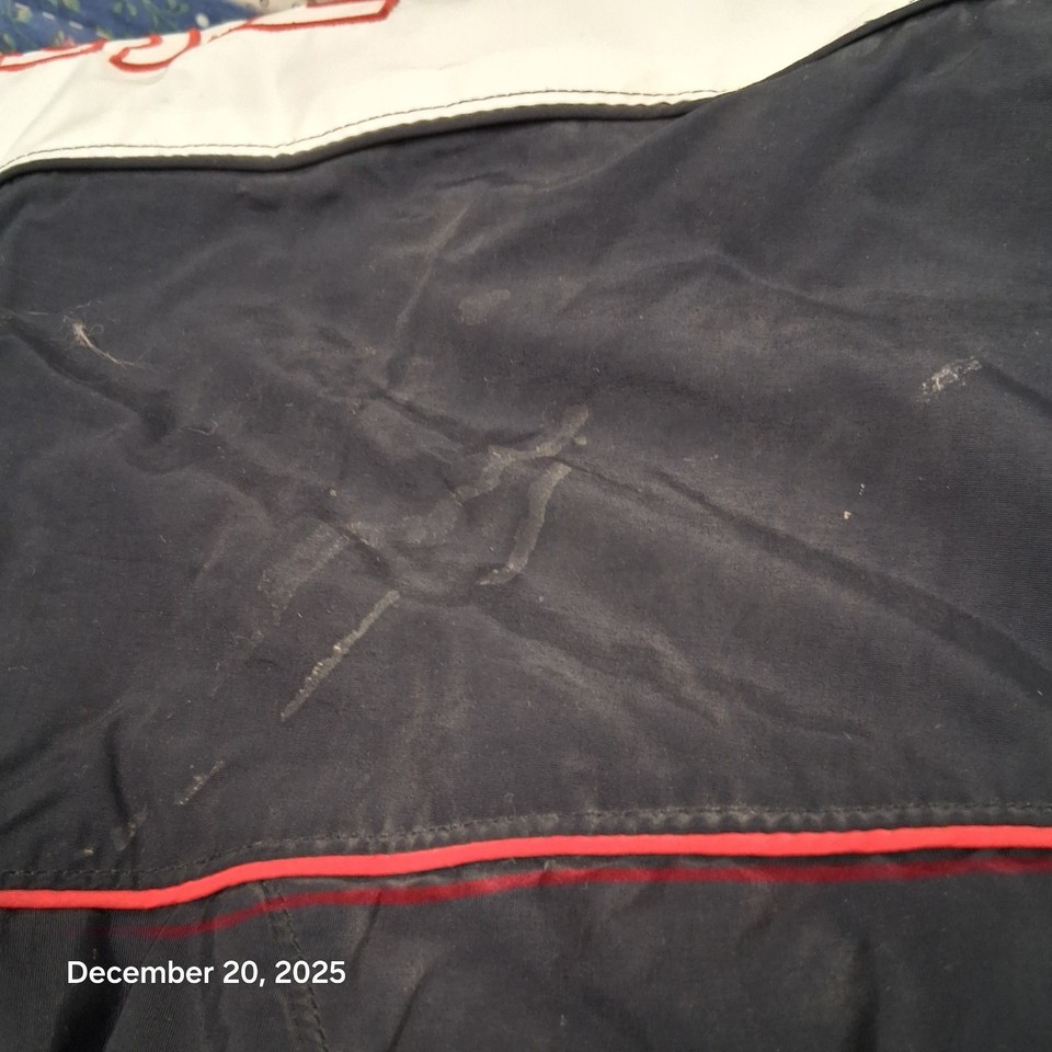 VTG Polaris SP Indy Racing Checkered Flag Jacket Mens Size XL Tall XLT ...