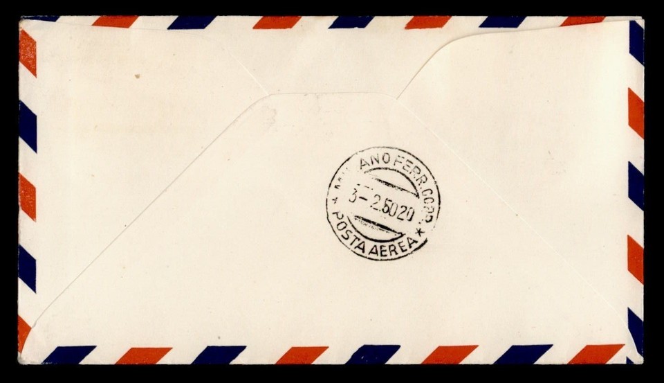 DR WHO 1950 FIRST FLIGHT NY TO MILAN ITALY FAM 27 TWA M69874 | eBay