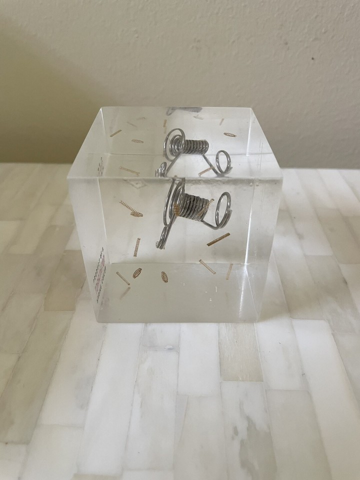 Vintage Torrington Spring and Coiler Paperweight | eBay