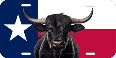 EAT BEEF BULL FARM CATTLE NOVELTY CAR TRUCK ALUMINUM METAL LICENSE ...