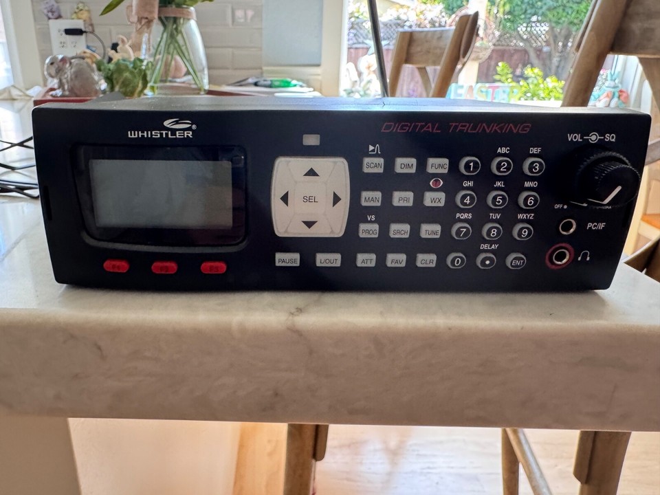 Whistler Desktop Digital Trunking Scanner WS1065 - EXCELLENT - COMPLETE ...