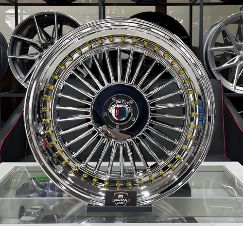 New 18 inch 5X112 ALPINA Style posture deep dish CHROME wheels for BMW ...