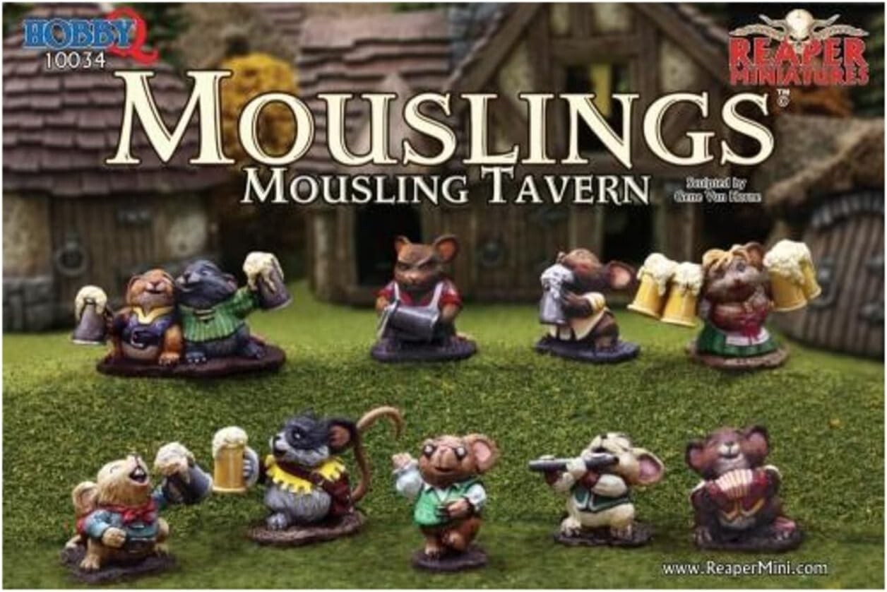Mousling Tavern Miniatures Rem10034 Reaper Minatures for sale online | eBay