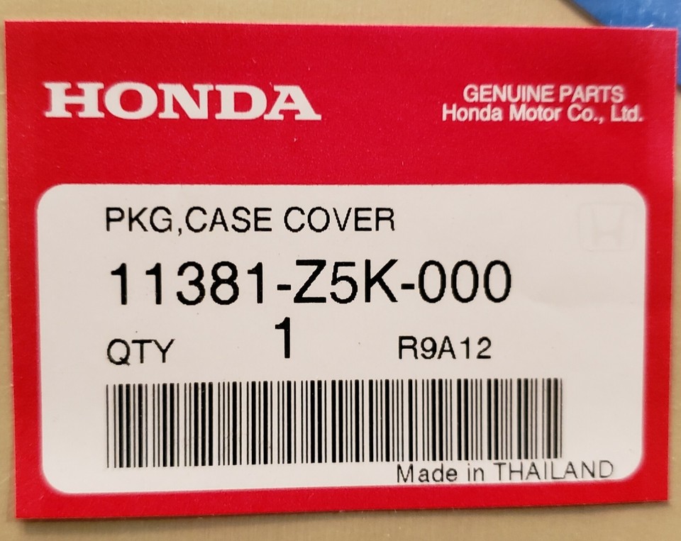NEW Genuine HONDA Oil Pan Crankcase Cover Gasket GX240 GX270 11381-Z5K ...