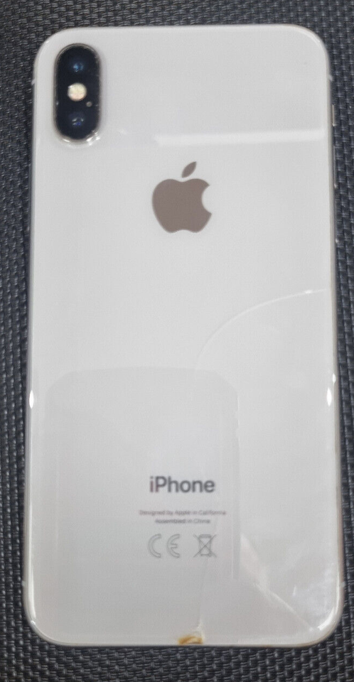 Apple iPhone X - 64GB - Silver A1901 Faulty Locked Cant Access | eBay