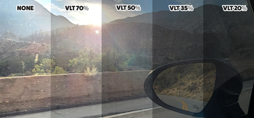 Window Glass Tint Car Auto VLT 70% 50% 35% 20% Nano Ceramic Uncut Roll ...
