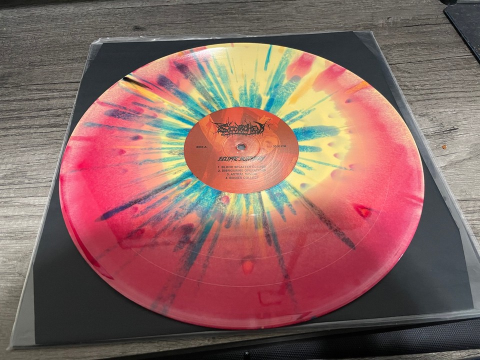 Scorched-Ecliptic Butchery Splatter Vinyl LP Death Metal Cannibal ...