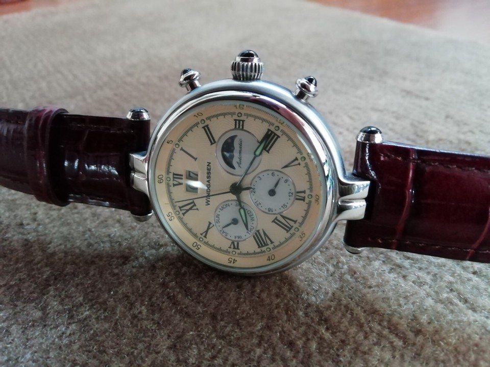 WINDGASSEN - DA-VINCI AUTOMATIK Armbanduhr - neuwertiger Zustand | eBay.de