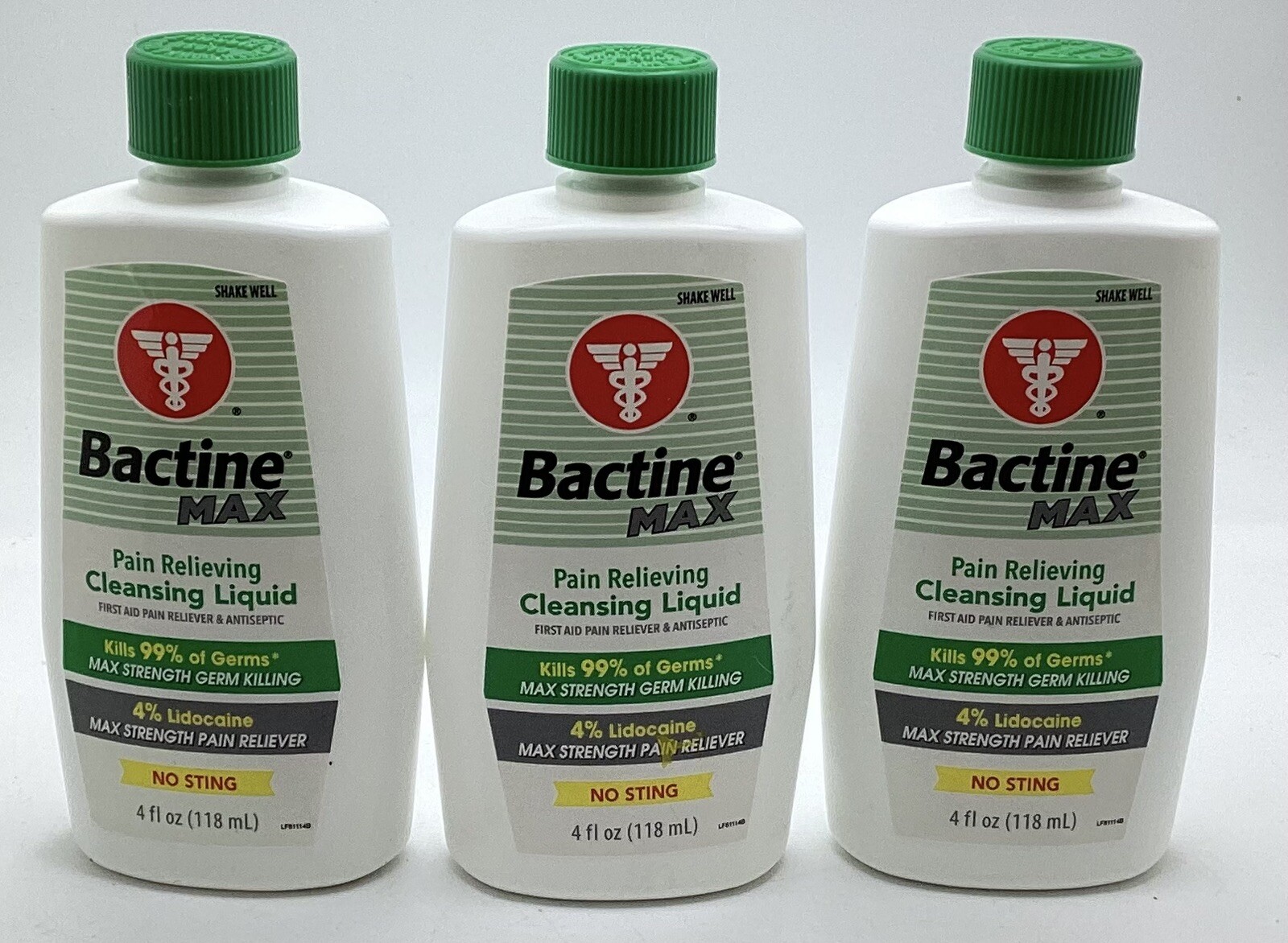 BACTINE MAX PAIN RELIEF CLEANSNG LIQ 4OZ EA LOT OF 3 EXP:6/25 | eBay