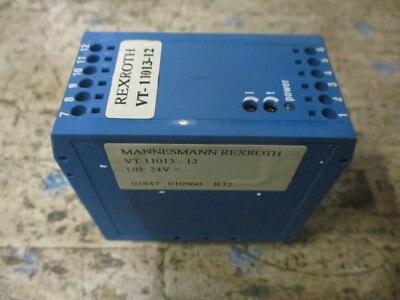 Mannesmann Rexroth VT-11013-12 Amplifier Unit 24VDC Rexroth VT-11013-12 ...