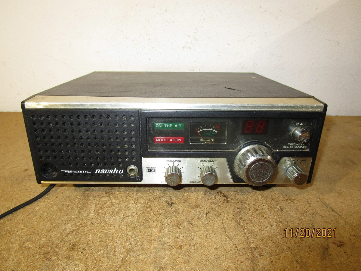 Vintage Realistic CB Base Station TRC-432 Navaho Serial, 59% OFF