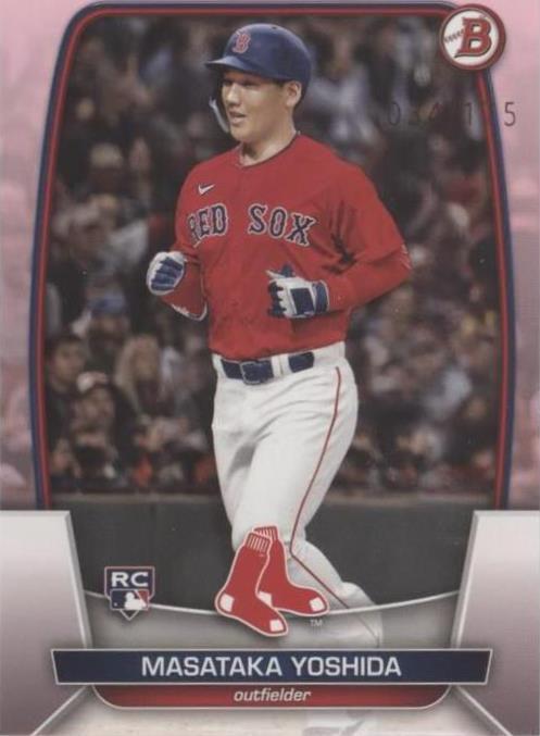 2023 Bowman - Masataka Yoshida #58 Pink /175 (RC) for sale online | eBay