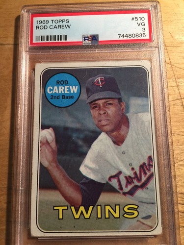 1969 Topps Baseball #510 Rod Carew PSA 3 VG | eBay