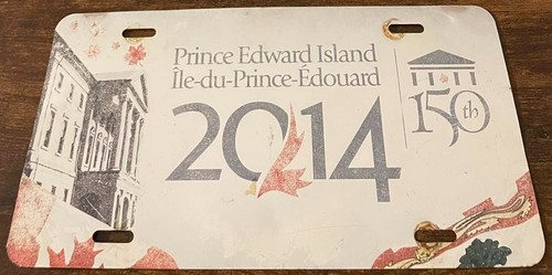 2014 Prince Edward Island Booster License Plate 150th Canada | eBay