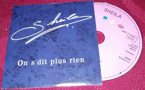 SHEILA CD SINGLE 2 TITRES ON S'DIT PLUS RIEN / VIVRE MIEUX | eBay
