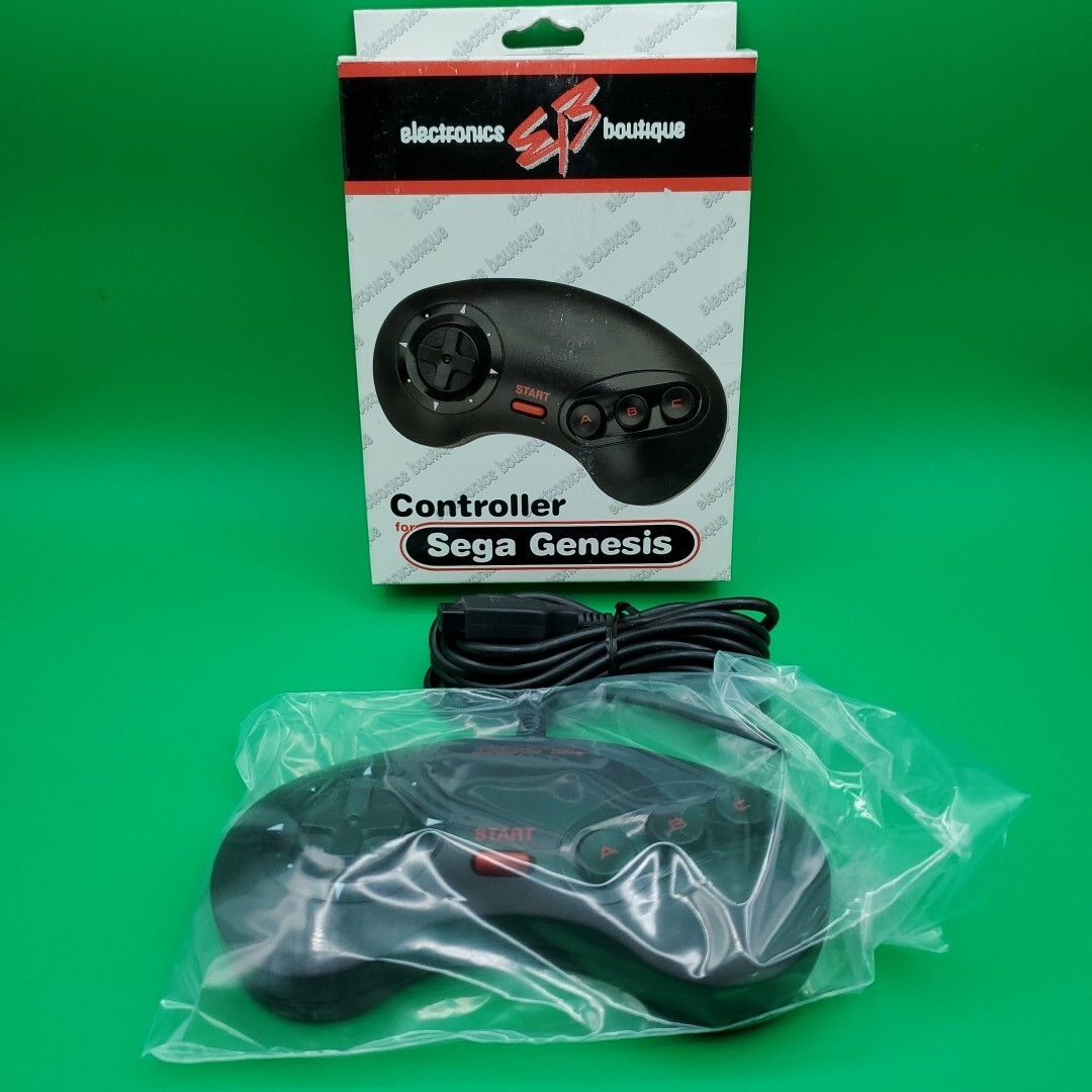Electronics Boutique Controller 3 Button For Sega Genesis NEW | eBay