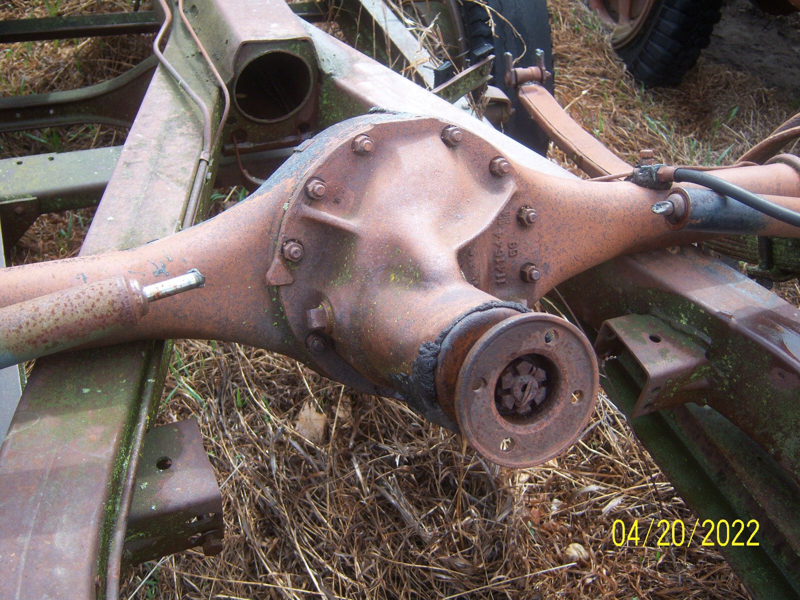 1954 Dodge Royal V8 Auto Rear Axle Assembly 3.54 Ratio 1953 54 55 56 ...