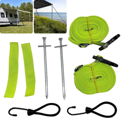 Fit For Kampa Dometic Storm Straps Awning Tie Down Kit Caravan Motorhome - Green | eBay UK