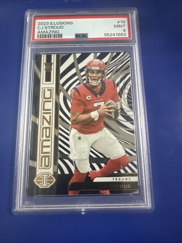 2023 Panini Illusions CJ Stroud AMAZING INSERT #19 Rookie RC Texans ...