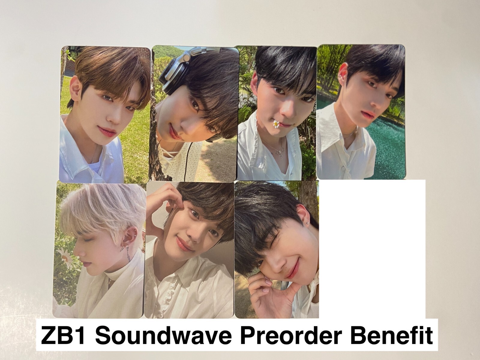 ZB1 SOUNDWAVE ZEROBASEONE YOUTH IN SHADE BLOOM OFFICIAL PHOTOCARD POB ...