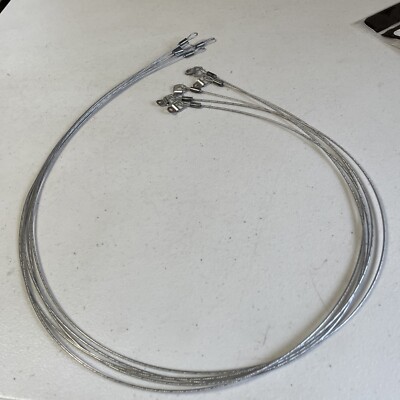 Stainless Steel Cable with Loops, Vinyl Coated Wire Rope Lanyard Lock ...