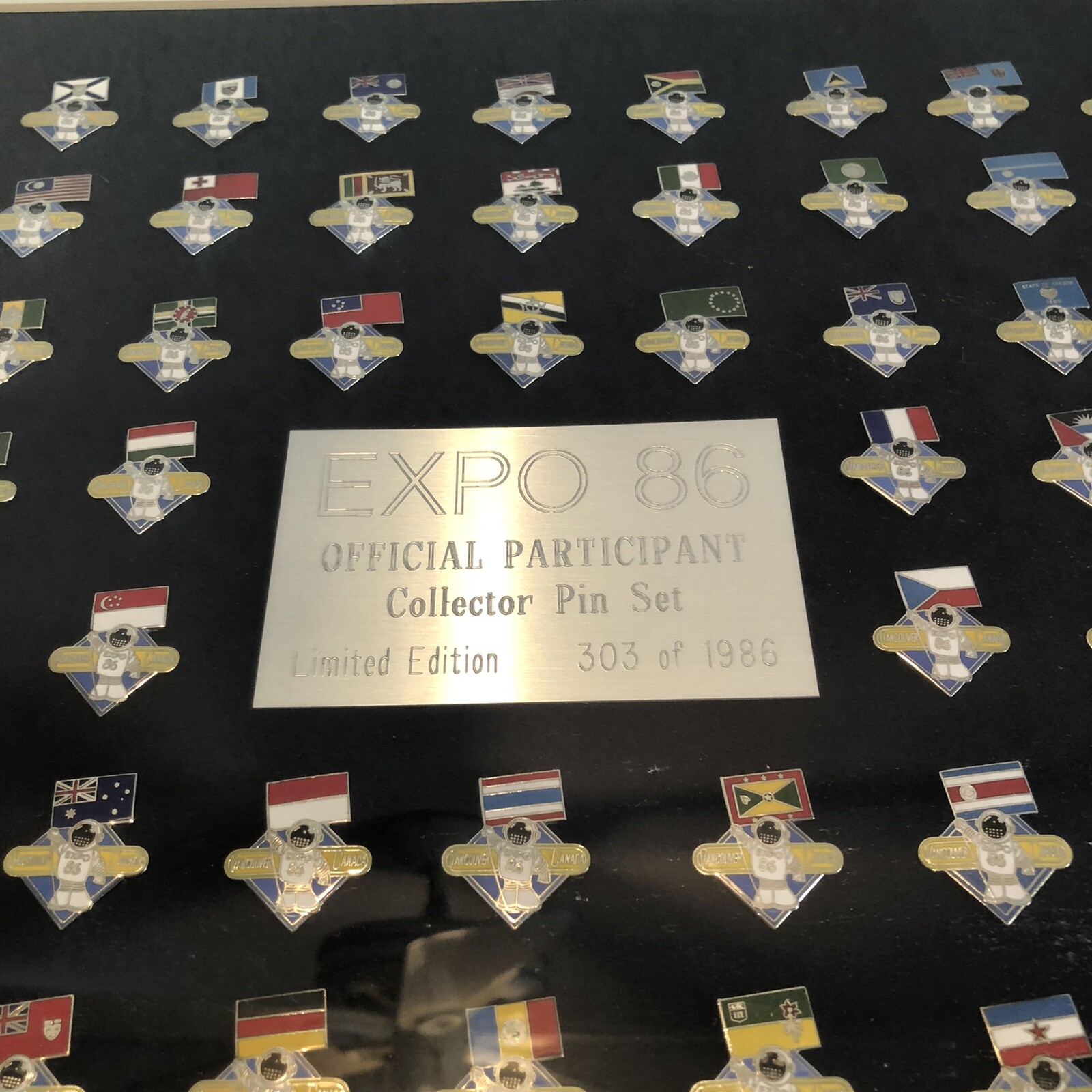 Expo 1986 Worlds Fair Official Participant Collector Pin Set Limited ...