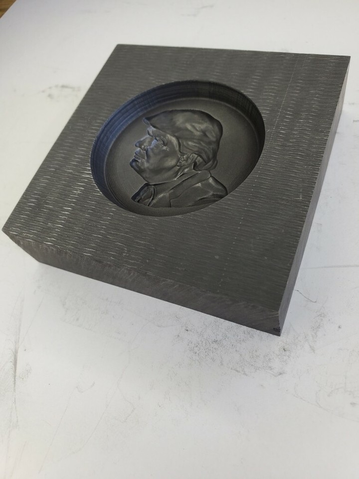 Trump 3D Graphite Ingot Mold for Gold Silver Copper Tin Melting Casting ...