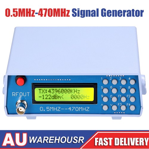 0.5Mhz‑470MHz FM Radio Intercom Signal Generator Frequency Signal ...