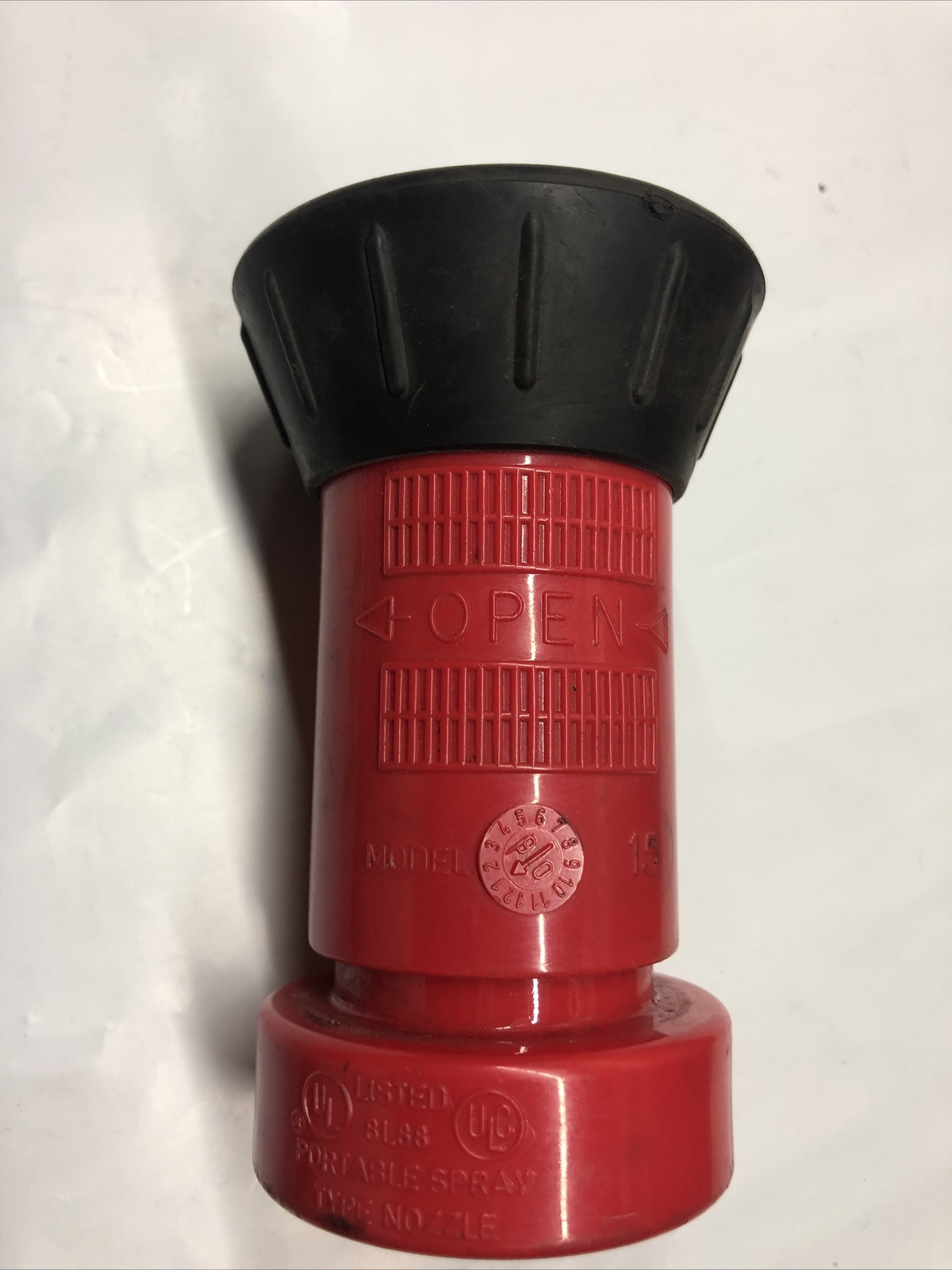 BECO 15 Fire Nozzle Red NST UL ULC 8L88 Portable Spray Type Used | eBay