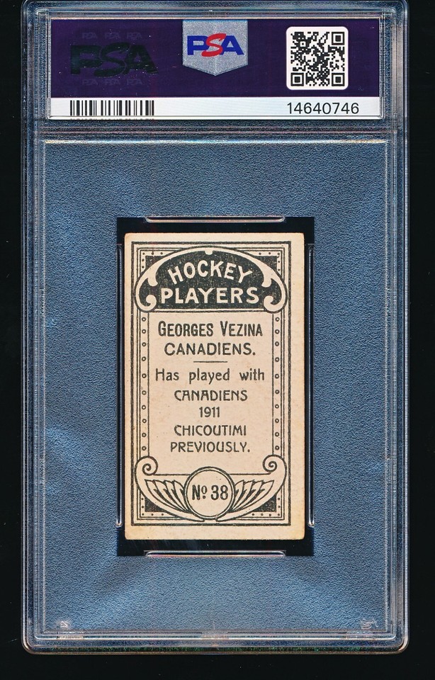 1911 C55 GEORGES VEZINA Rookie #38 PSA 4.5 - No Creases | eBay