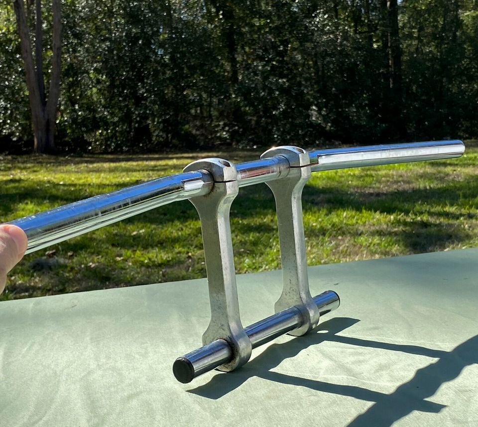 Springer Chopper Motorcycle 7/8" Handlebar w/ Finch Style DogBone 6 ...