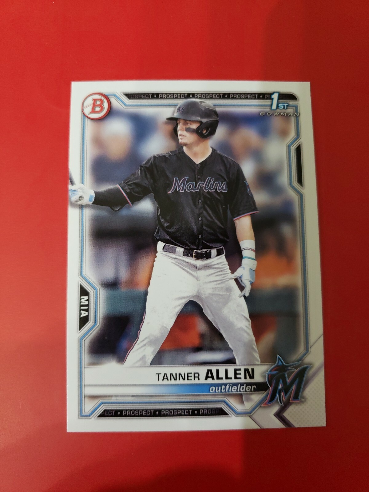 Tanner Allen 2021 Bowman Draft BD-165 , paper base , Miami Marlins | eBay