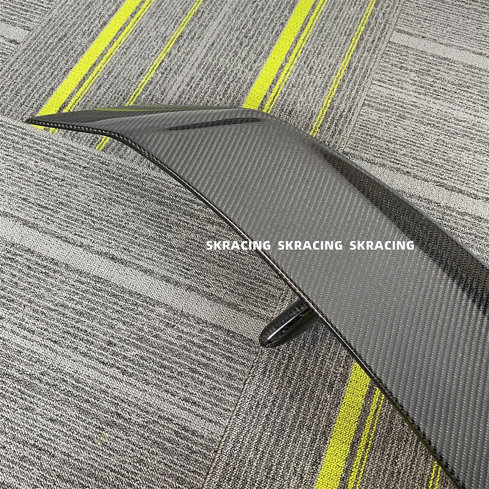 Universal GT-Style Racing For Car Real Carbon Fiber Wing Spoiler Rear ...